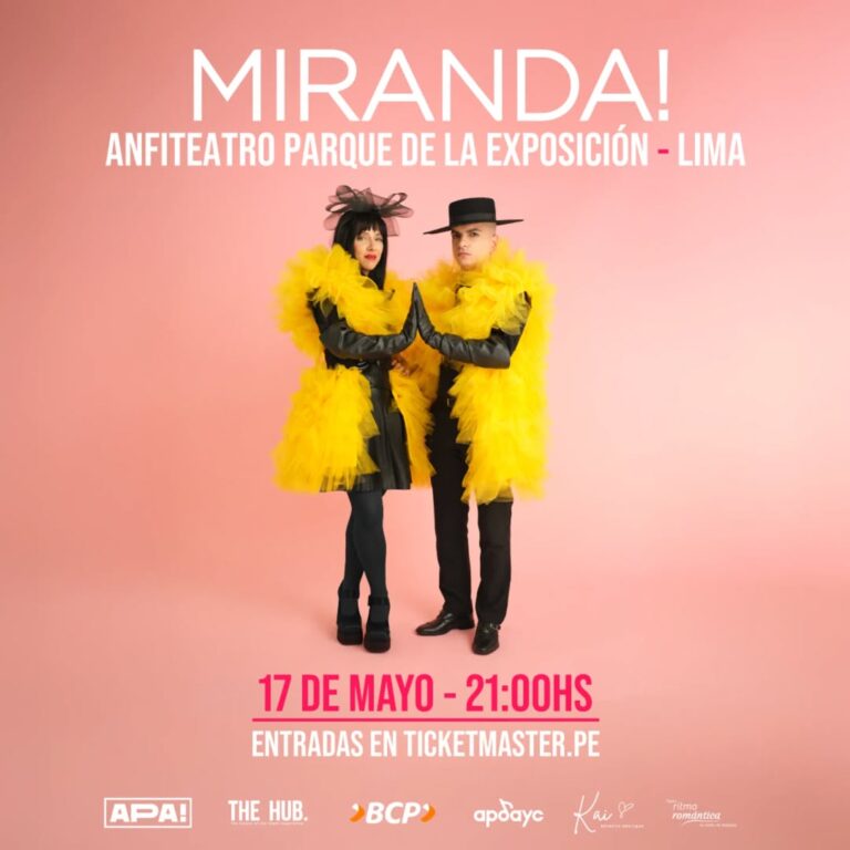 Miranda! en Lima 2025 - Conciertos Perú